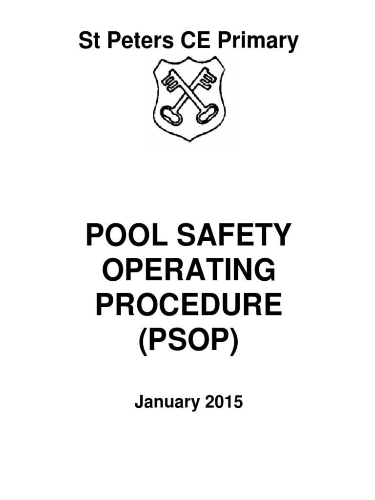 22 Pool Safety Operating Procedure Jan 2015 | PDF | Diarrhea | Swimming ...