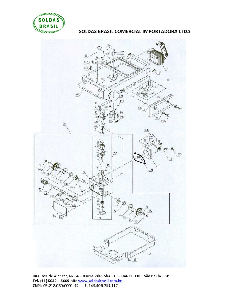 Vista Explodida Sb1-30 | PDF | Engenharia Mecânica