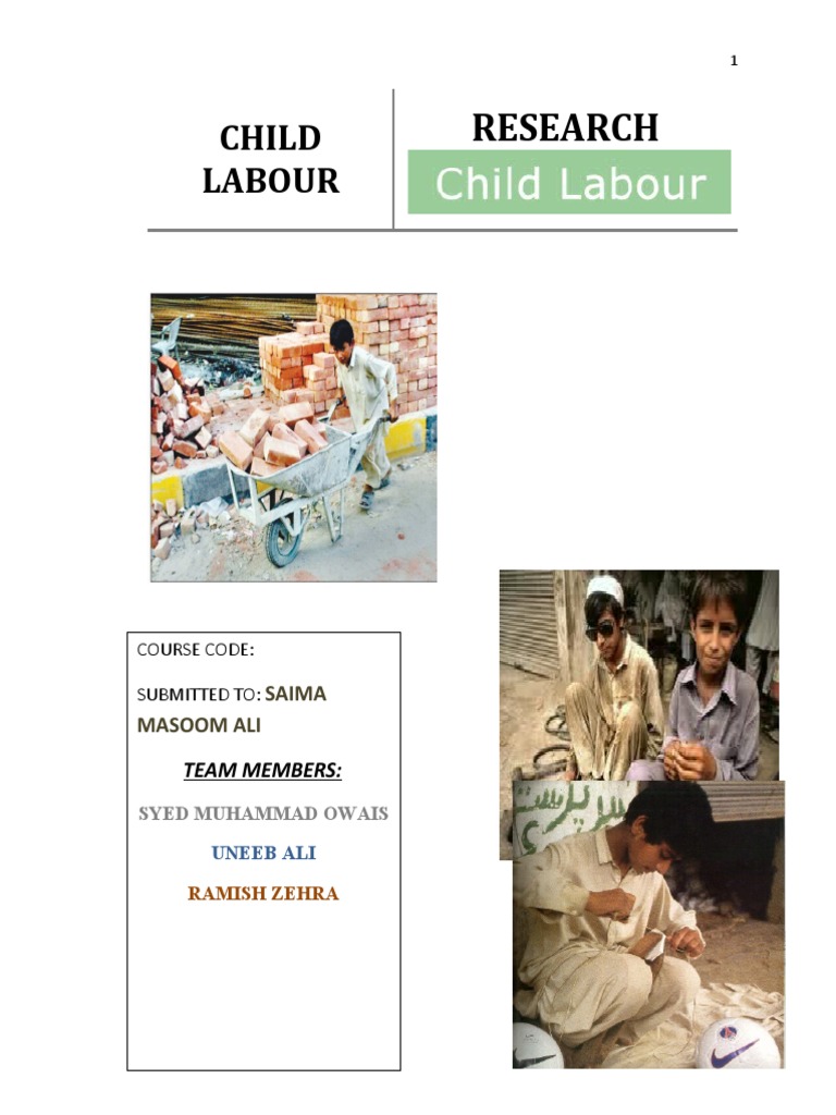 Child Labour: Research | PDF | Child Labour | Labour Economics