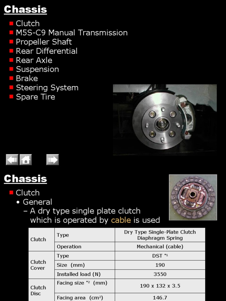 AVANZA Chassis | PDF | Clutch | Manual Transmission