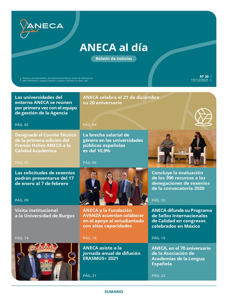 ANECA: 20 años de calidad académica | PDF | Universidad | Academia