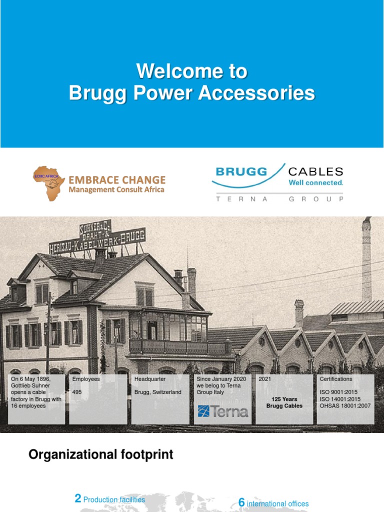 Brugg Cables Presentation ECMC PDF | PDF | Insulator (Electricity ...
