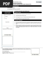 Borang Permohonan Jemaah Rayuan Keselamatan Sosial | PDF