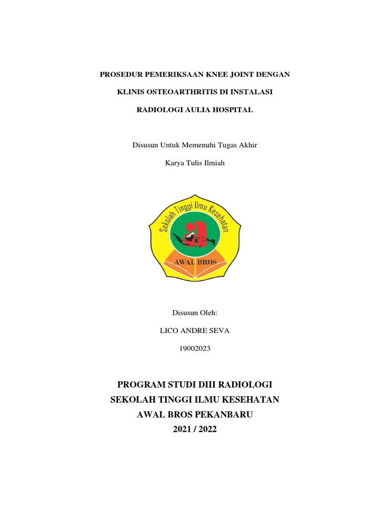 Bismillah Proposal KTI LICO ANDRE SEVA FIX | PDF