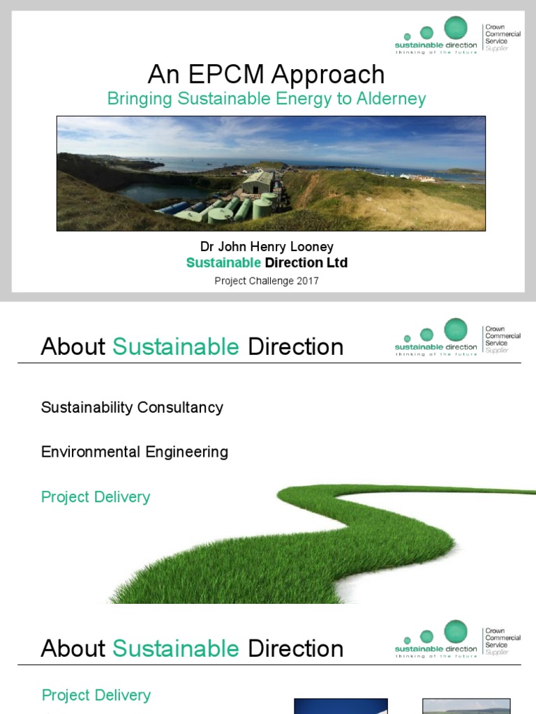 An EPCM Approach: Bringing Sustainable Energy To Alderney | PDF | Sustainability | Renewable Energy