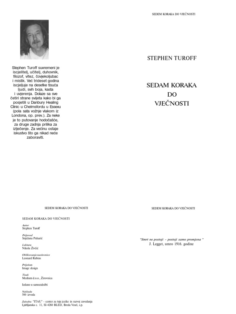 Stephen Turoff-Sedam Koraka Do Vjecnosti | PDF