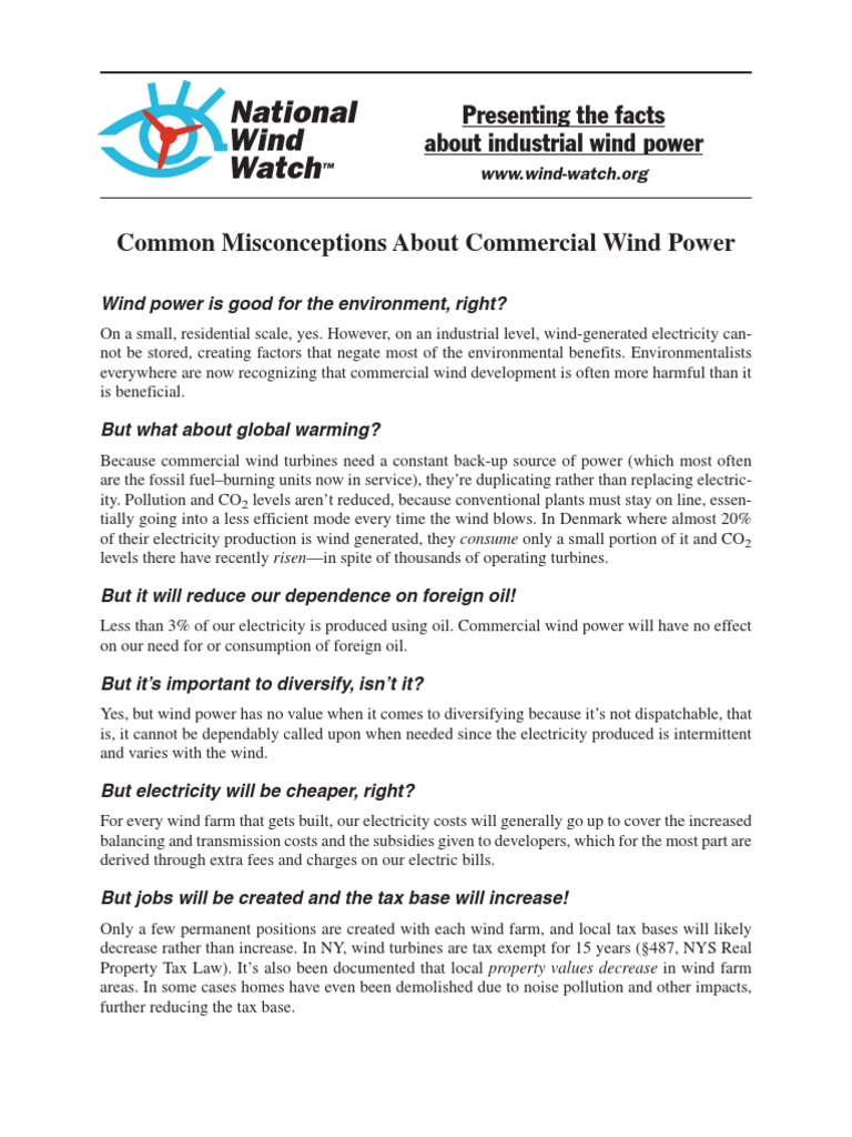 National Wind Watch: Presenting The Facts About Industrial Wind Power ...