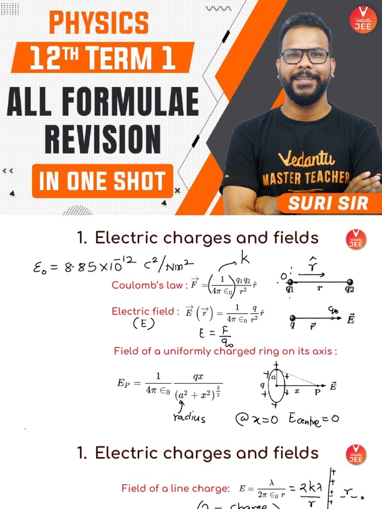 Electric Charges, Fields, and Circuits Guide | PDF | Inductance ...