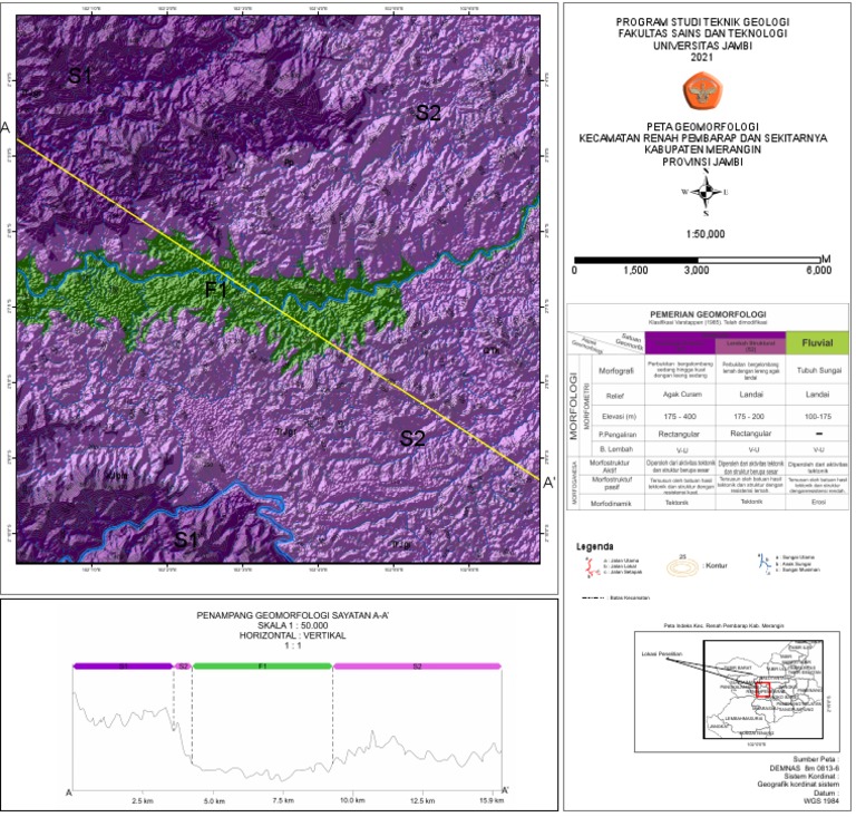 Peta Geomorfologi | PDF