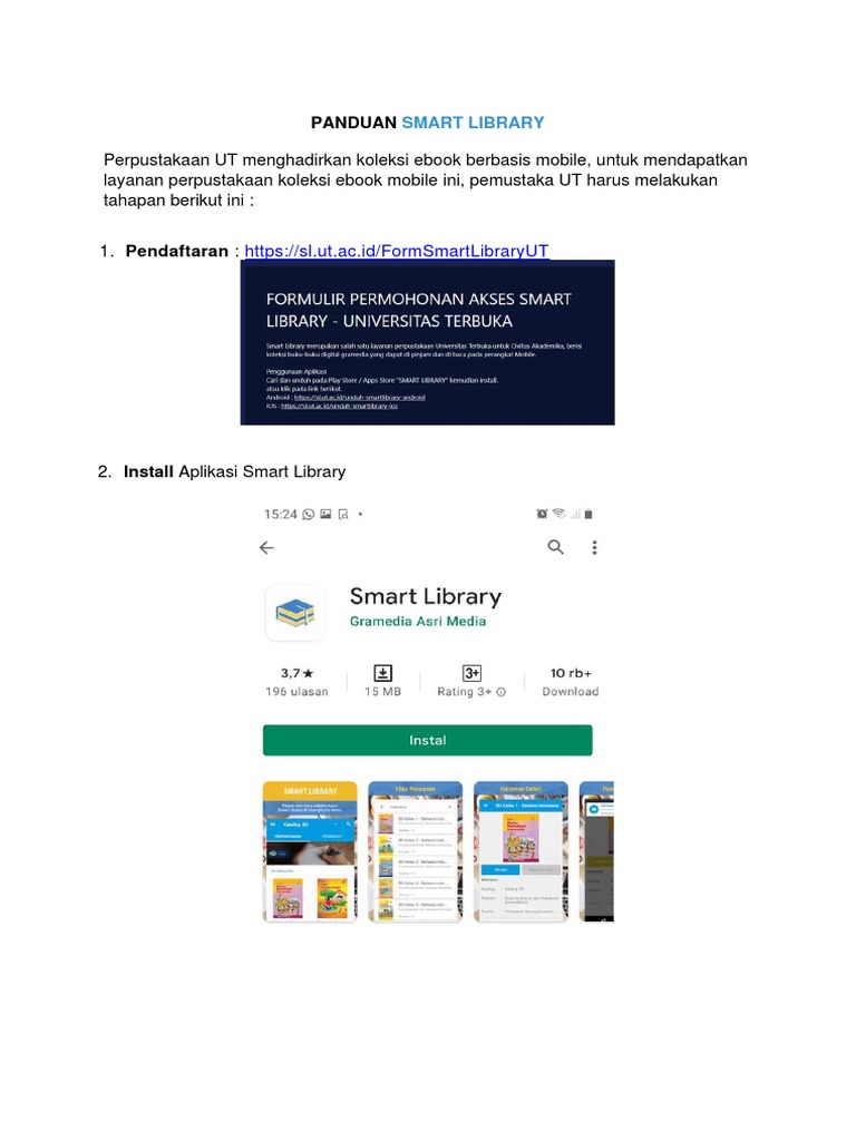 Panduan Smart Library | PDF