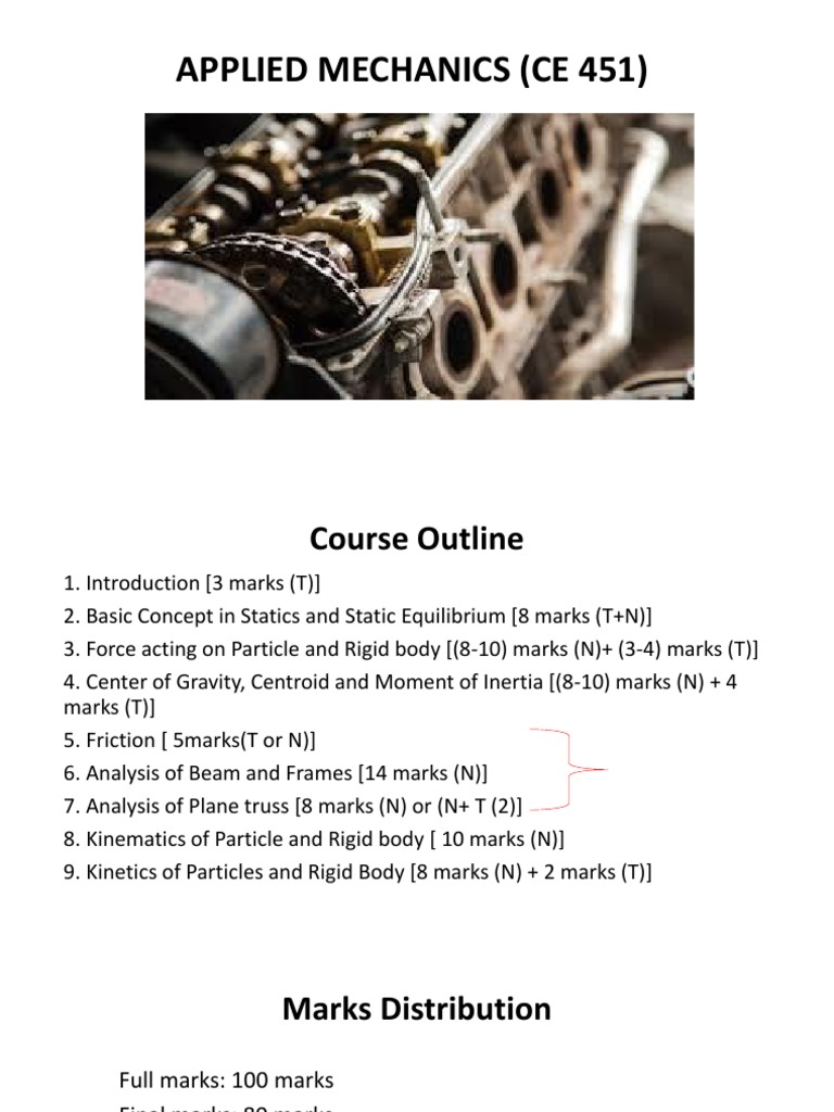 Applied Mechanics Chapter1 | PDF | Force | Newton's Laws Of Motion