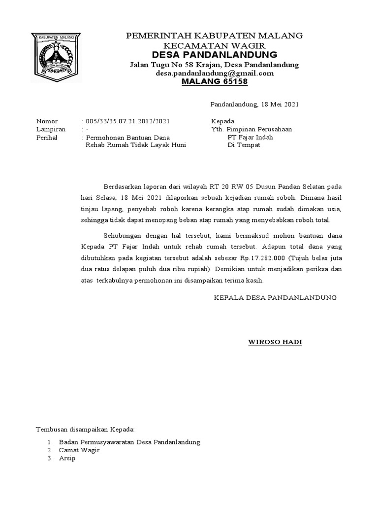 Proposal Rehab Rumah | PDF