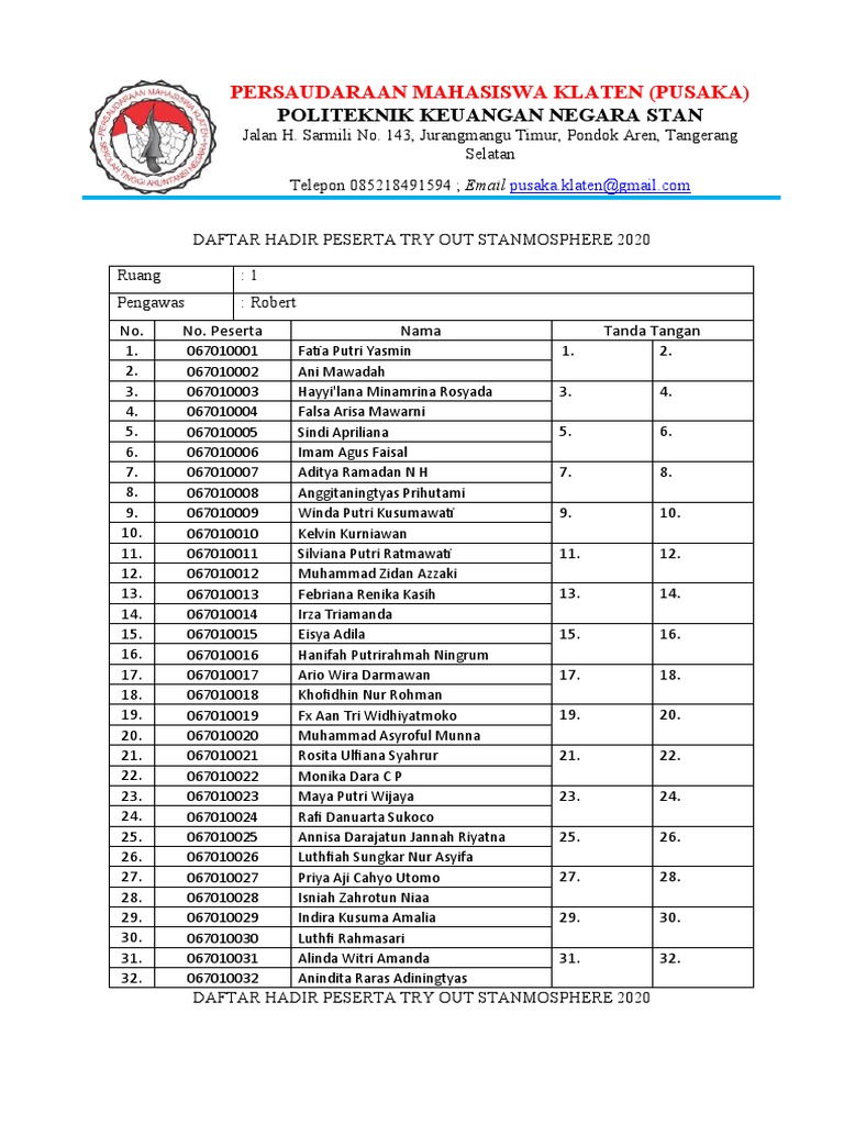 Pembagian Ruang | PDF