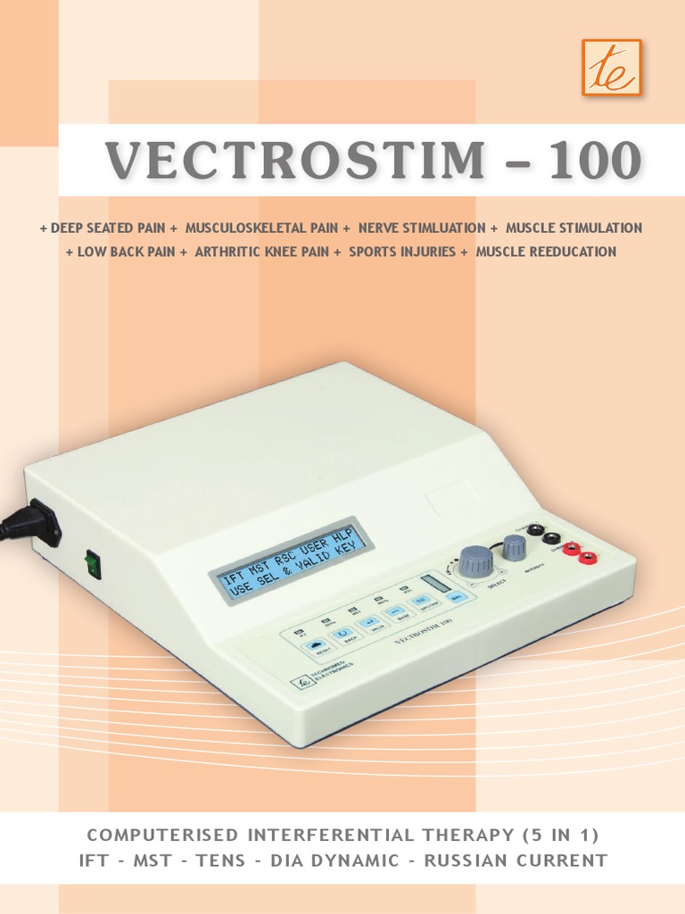 Computerized Interferential Therapy Machine | PDF | Electrical ...