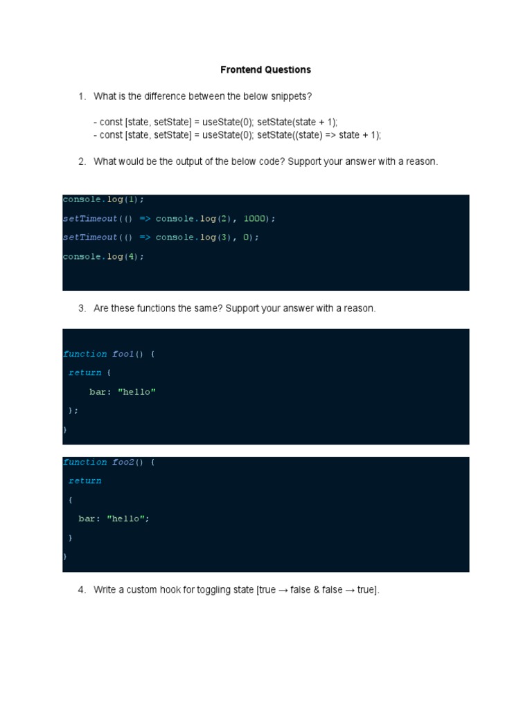 Full-Stack Questions - Nonceblox | PDF | Computer Programming | Information Technology Management