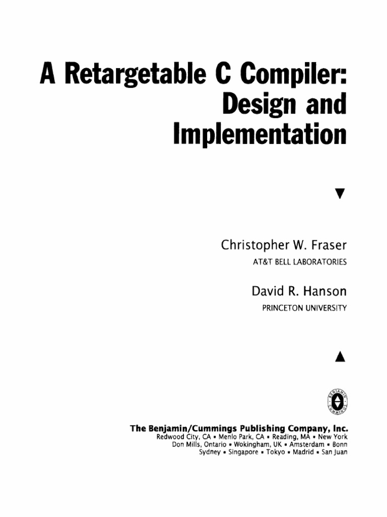 A Retargetable C Compiler Design And Implementation Pdf Parsing Compiler