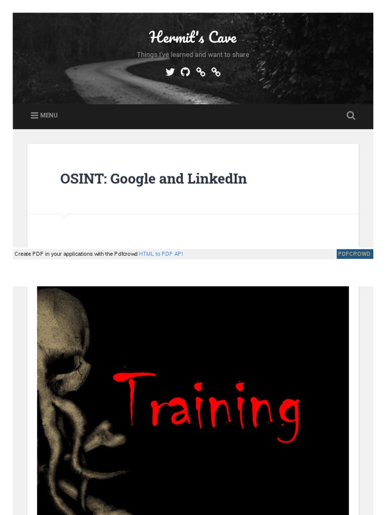 OSINT - Google and LinkedIn | PDF | Search Engine Optimization | Internet