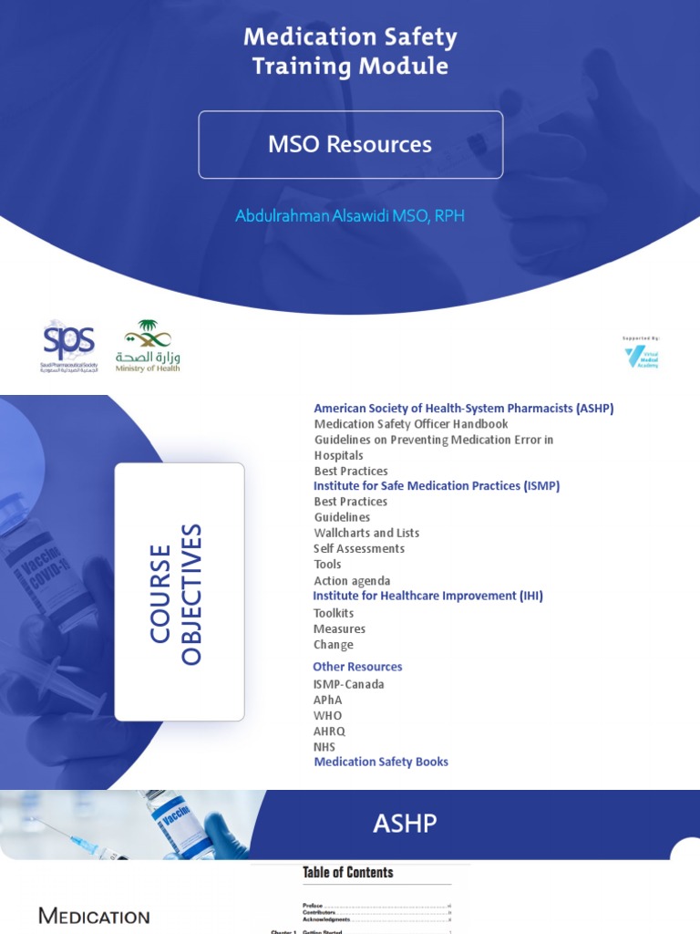 Medication Safety Resources | PDF | Medical Treatments | Health Care