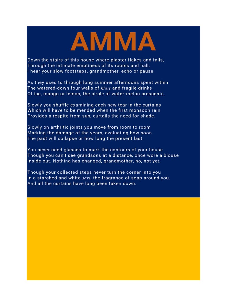 Amma | PDF