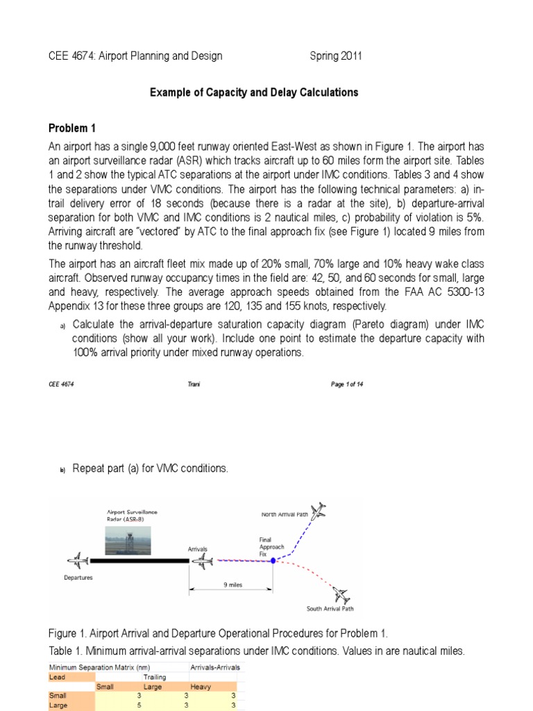 3 Deterministic Queue Example | PDF | Air Traffic Control | Airport