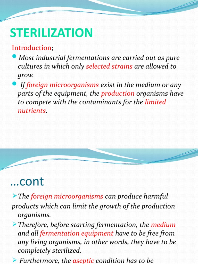 Sterilization Powerpoint | PDF | Sterilization (Microbiology) | Heat