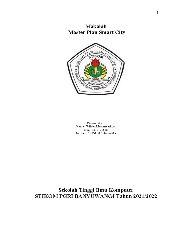 Master Plan Smart City | PDF