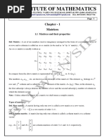 Maths Chapter 3 Matrices Class 12 Notes FREE PDF Download | PDF ...