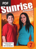 Sunrise - 3 AB PDF | PDF | English Language | Literacy