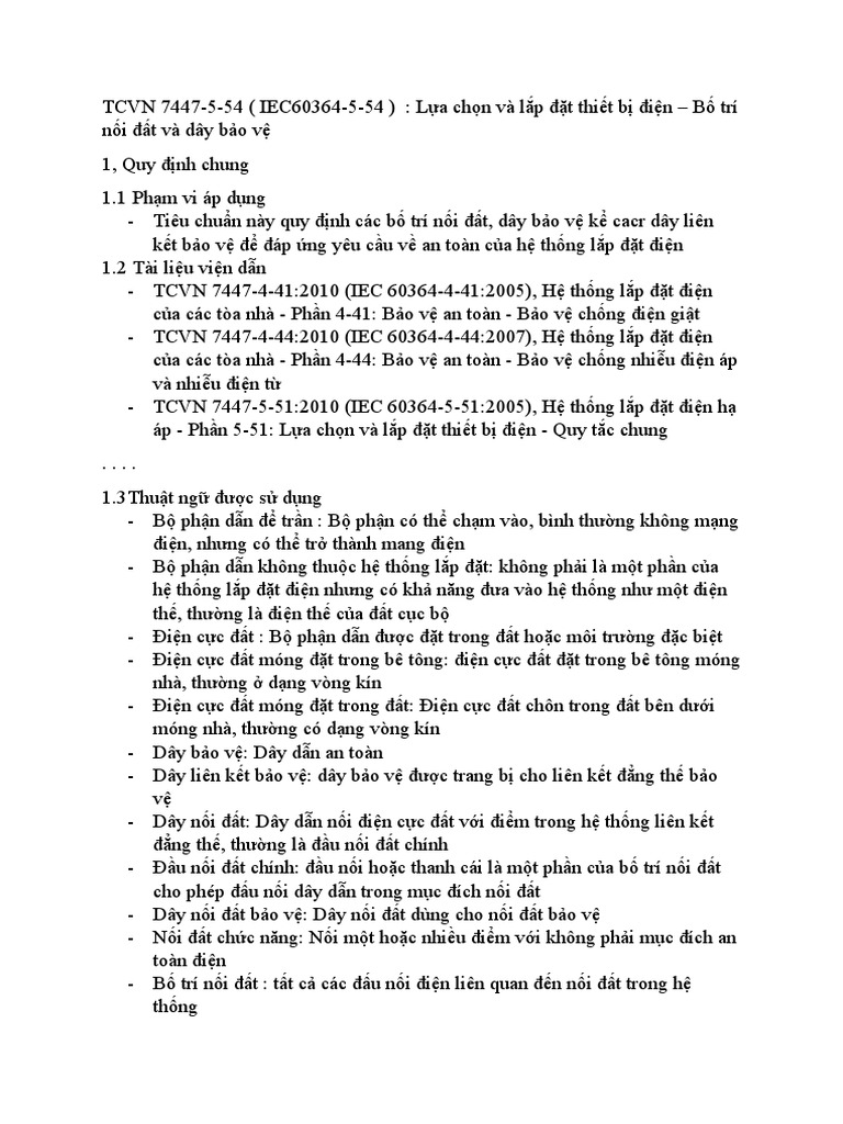 TCVN 7447 5 54 | PDF