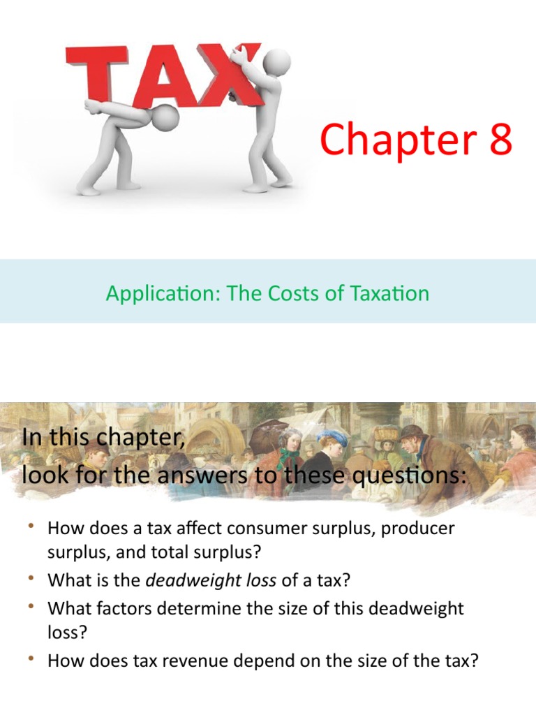 Application: The Costs of Taxation | PDF | Elasticity (Economics) | Taxes