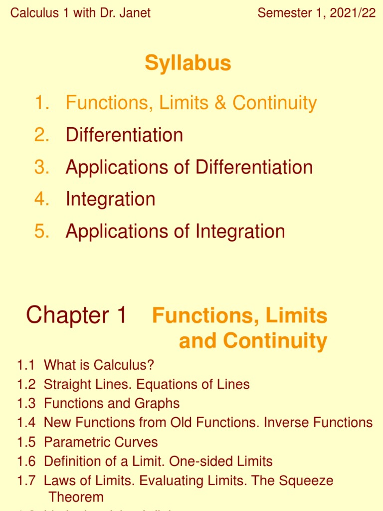 Cal1 Ch1 2122 S1 | PDF | Trigonometric Functions | Function (Mathematics)
