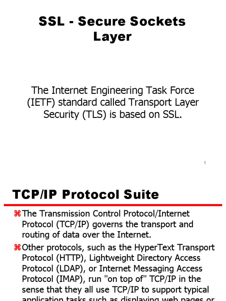 SSL - Secure Sockets Layer | PDF | Transport Layer Security | Internet ...