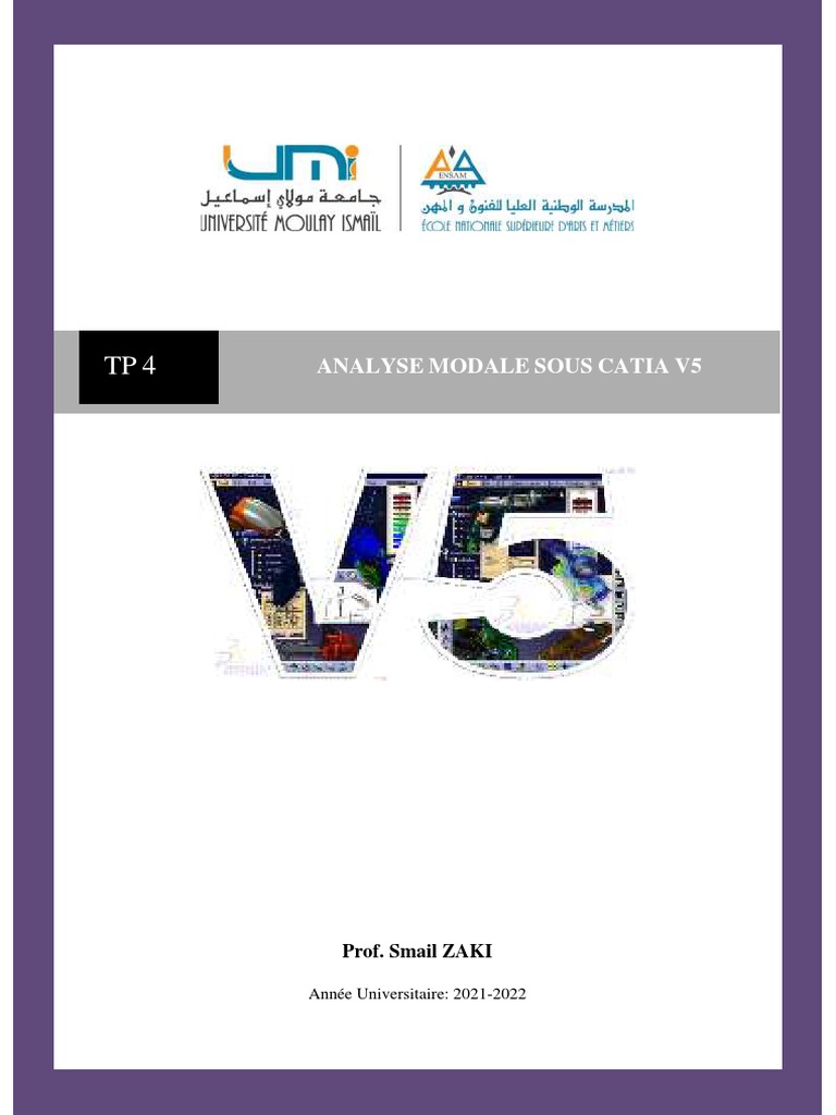 Analyse modale sous CATIA V5 | PDF | Masse | Informatique