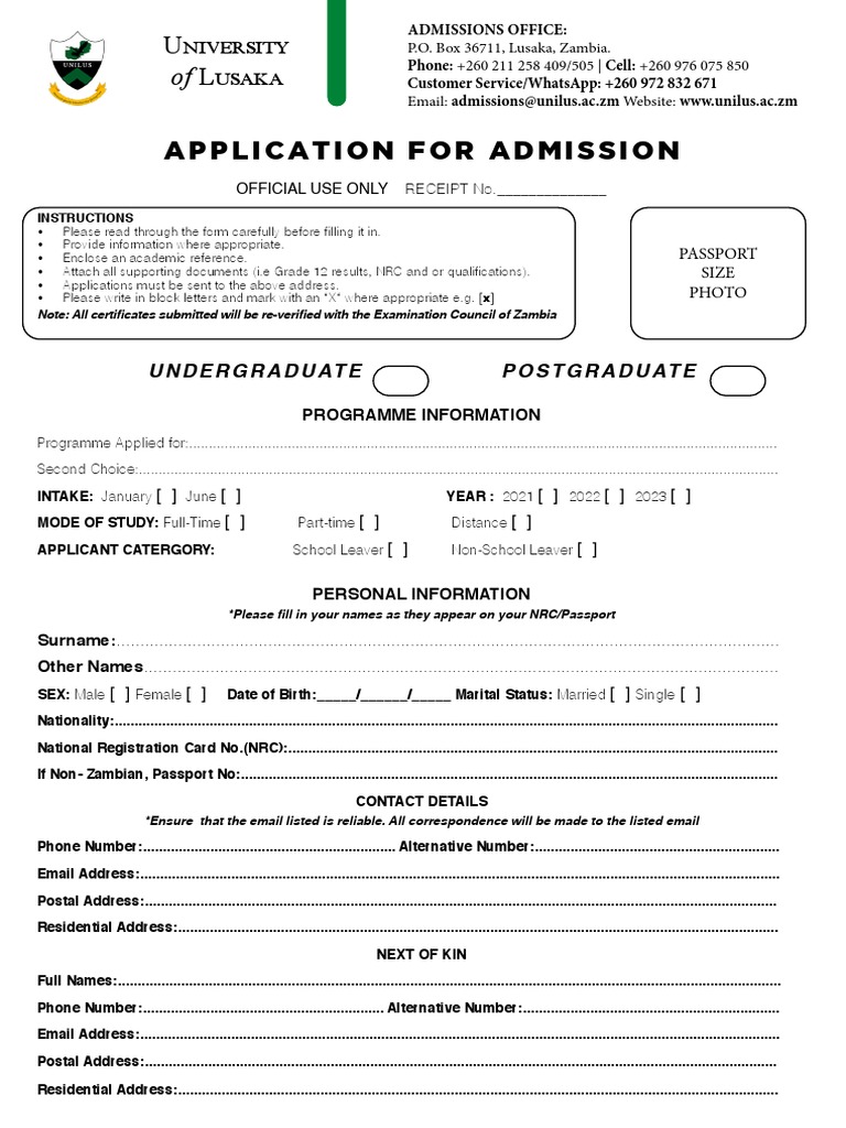 2021 Application Form (Final) | PDF | Banks | Bachelor Of Science