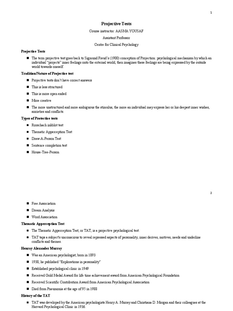 Tat, Cat | PDF | Psychotherapy | Id