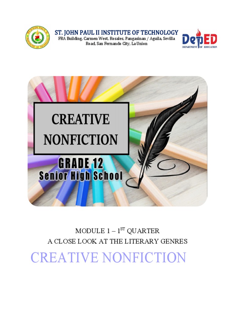 Exploring Literary Genres: Creative Nonfiction | PDF | Poetry | Genre