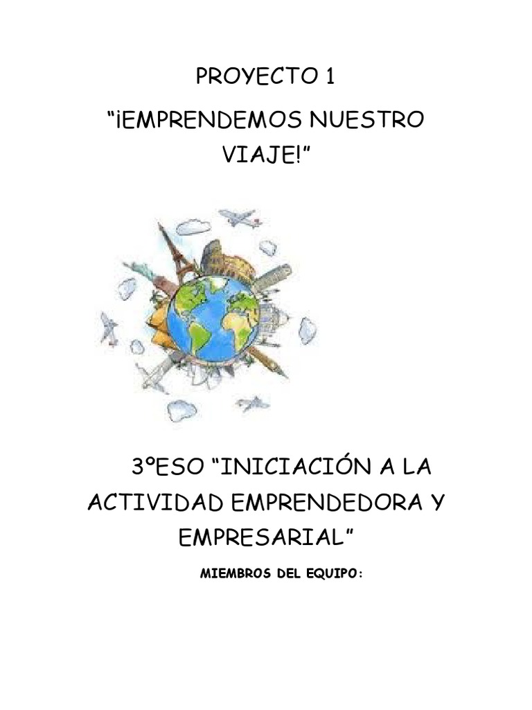 PROYECTO 1 ¡Emprendemos Nuestro Viaje! | PDF | Presupuesto | Análisis FODA