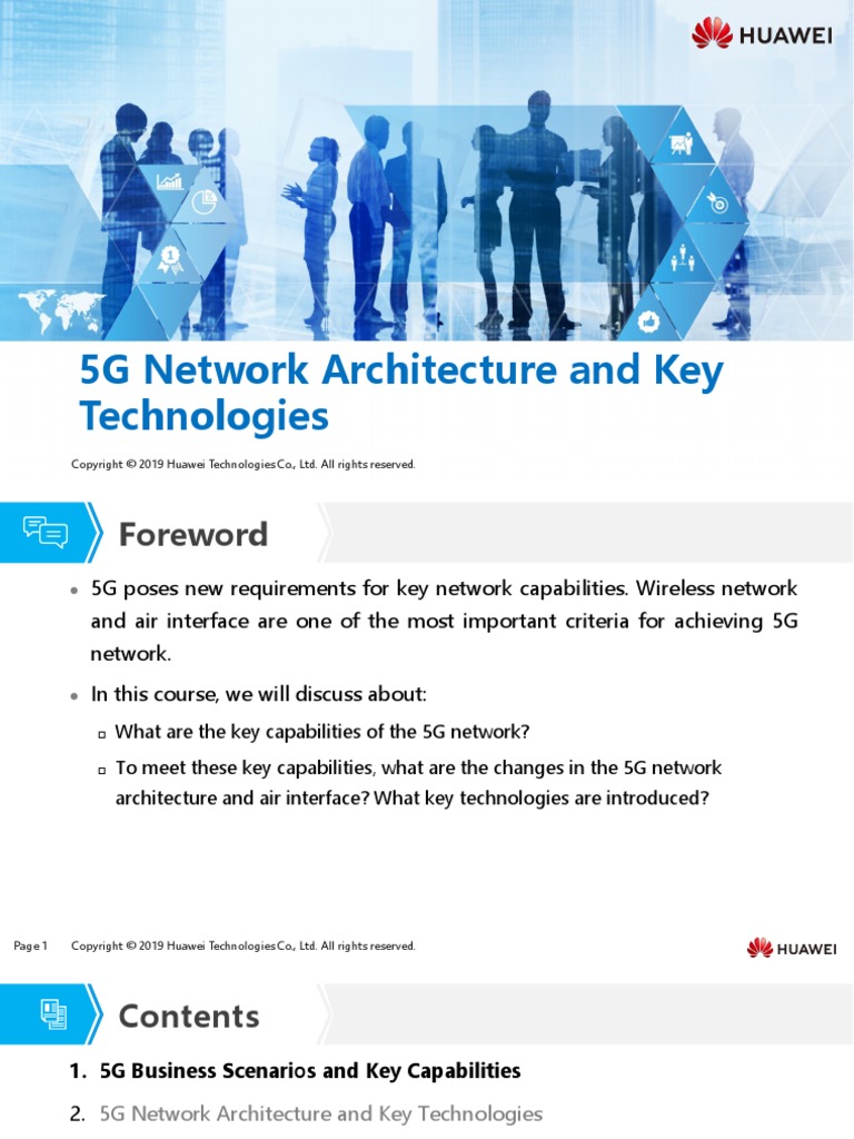 02 HCIA 5G Network Architecture and Key Technologies | PDF | Mimo ...