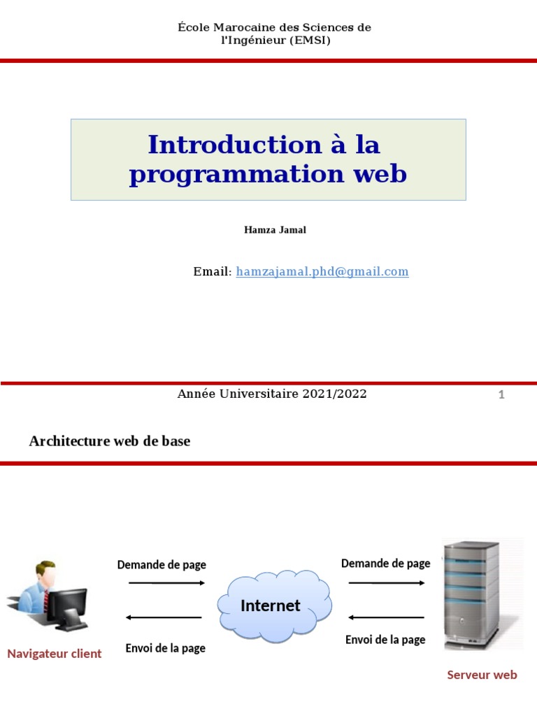 Chapitre 1 | PDF | Html | Langage de balisage