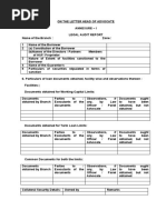 Stock Audit Report Format Draft | PDF | Inventory | Debt