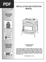 King Kp130 Pellet Stove | PDF | Stove | Chimney