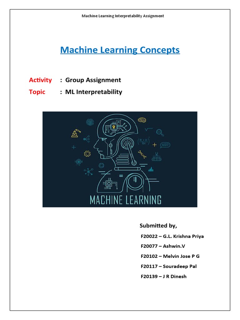 ML Interpretability Assignment | PDF | Artificial Neural Network | Regression Analysis