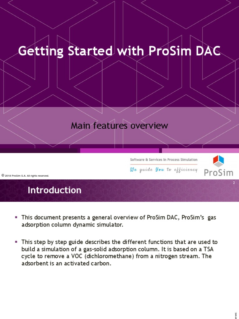 Getting Started With ProSim DAC | PDF | Adsorption | Software