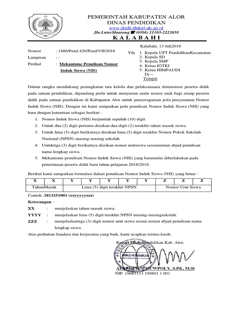 Mekanisme Penulisan Nis PDF | PDF
