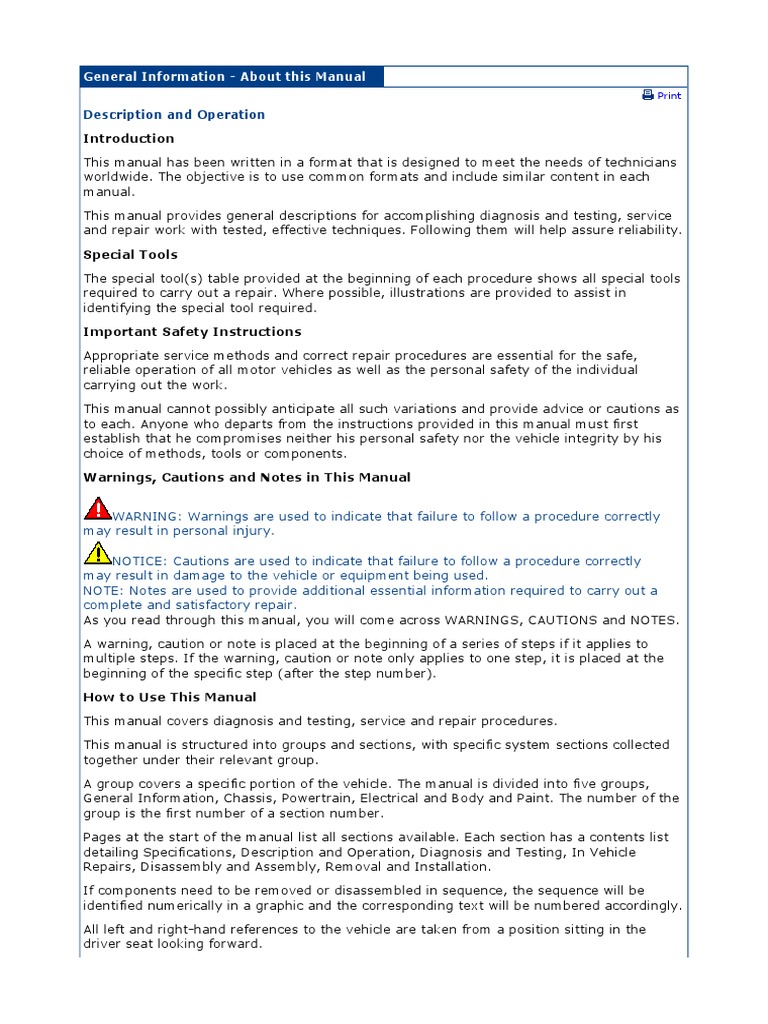Ford Puma Zetec 1.7L EFI Manual Workshop Manual 1997-2002 | PDF ...