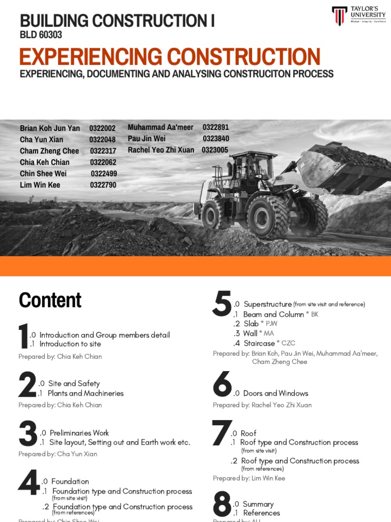 Construction Process | PDF | Personal Protective Equipment | Concrete