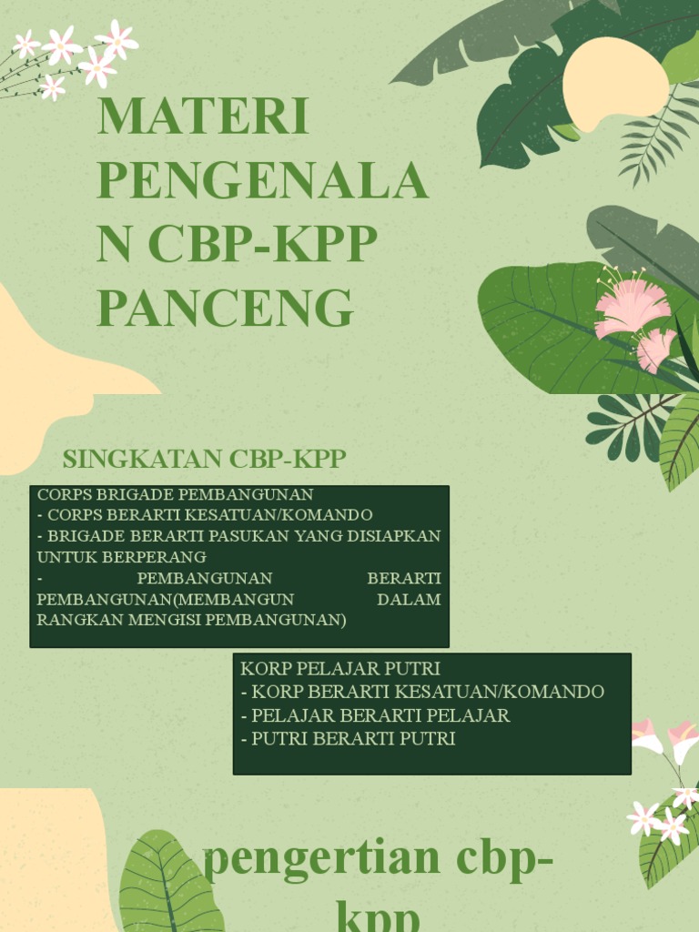 Materi CBP KPP | PDF