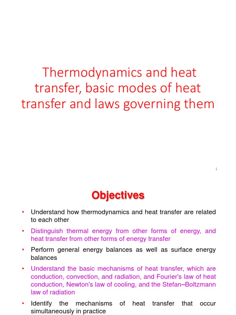 Laws and Modes of Heat Transfer | PDF | Heat Transfer | Thermal Conduction