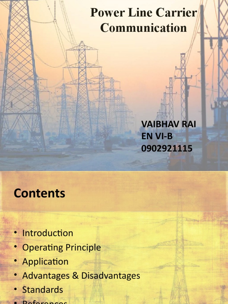 Power Line Carrier Communication Pdf Modulation Orthogonal Frequency Division Multiplexing