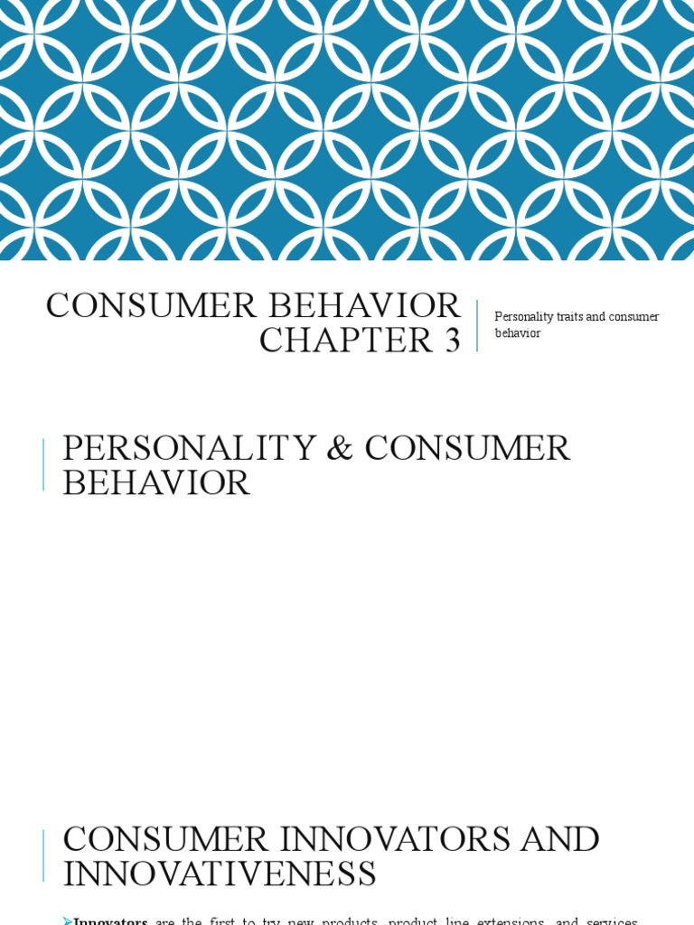 Personality Traits and Consumer Behavior | PDF | Brand | Behavior